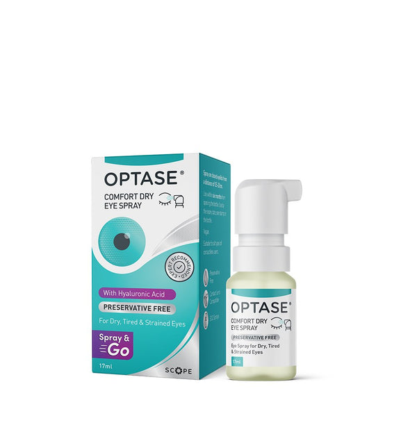 OPTASE Comfort Eye Spray: On-The-Go Preservative Free